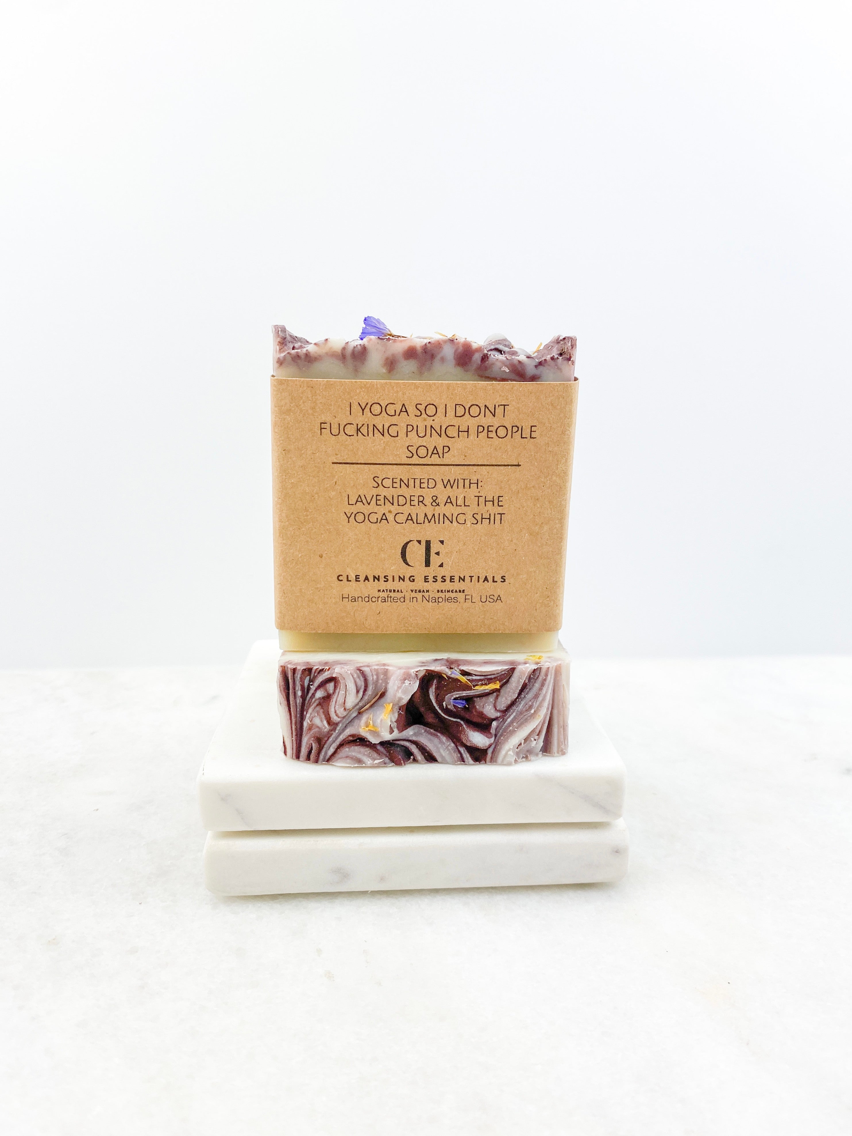 I Yoga so I Don't Fucking Punch People Lavender Bar Soap – Cleansing ...